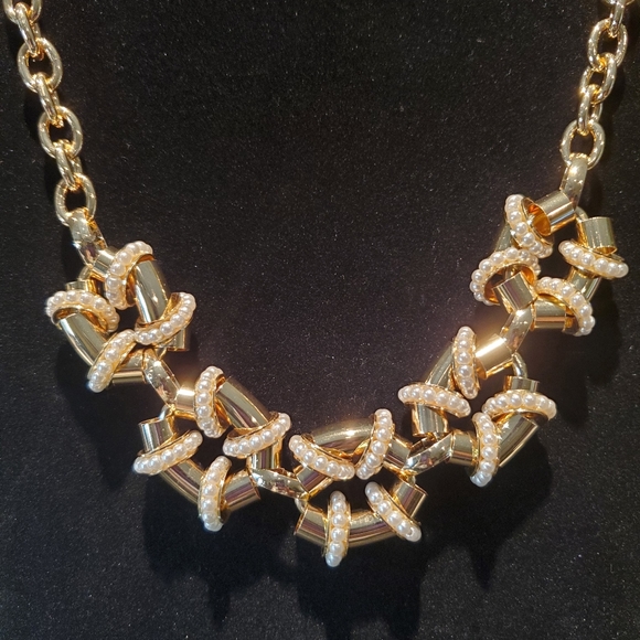 INC International Concepts | Jewelry | 522 Nwt Gold And Pearl Necklace ...